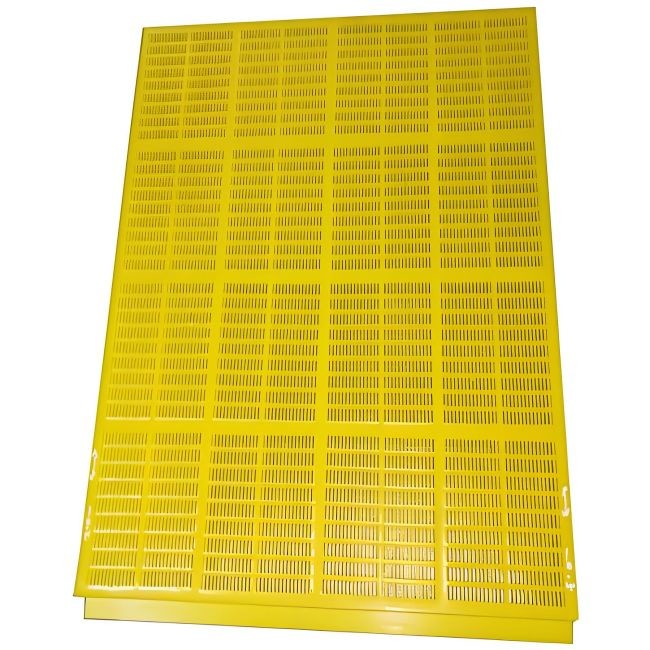 30mm Yellow Polyurethane Screen Mat for Mining with 2mm Wire Mesh video