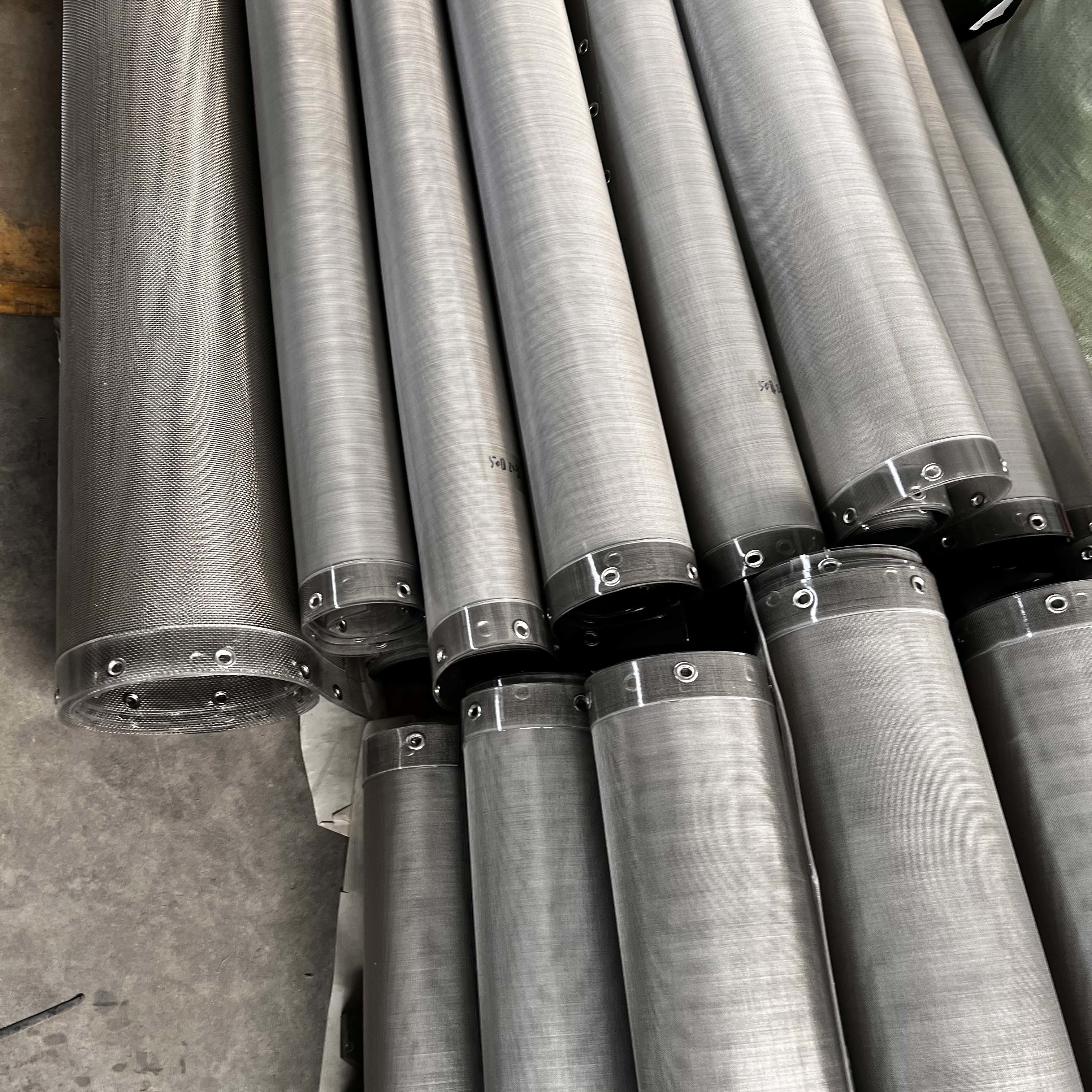 SS316 Grommet Screen with Folded Edges for Rotex Separators